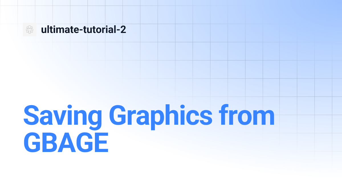 Saving Graphics from GBAGE | ultimate-tutorial-2